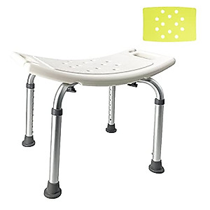 RAKU Bath Chair, Shower Chair, Nursing Supplies, Bath Chair, 14.2-21.3 inches (36-54 cm), 8 Height Adjustment, Rust Resistant Aluminum Alloy Pipe, Elderly, Pregnant Bath, Bathroom, Senior Citizen,