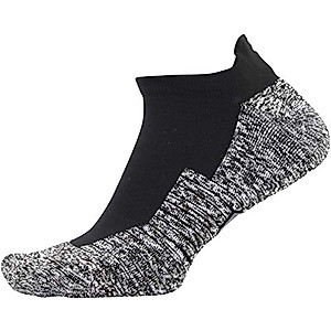 Under Armour Unisex-Adult Run Cushion No Show Tab Socks, Multipairs , Black/Pitch Gray 2 (1-Pair) , Medium