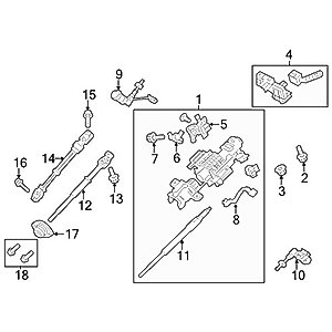Ford DL3Z-3F791-DA - Housing Assembly Steering Column