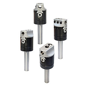 2 inch Boring Head with Straight Shank and Set of 9 Pcs of 1/2 inch Boring Bar