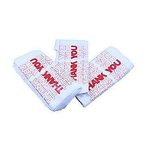 R Noble Thank You Reusable Grocery Plastic Bags 300 Count