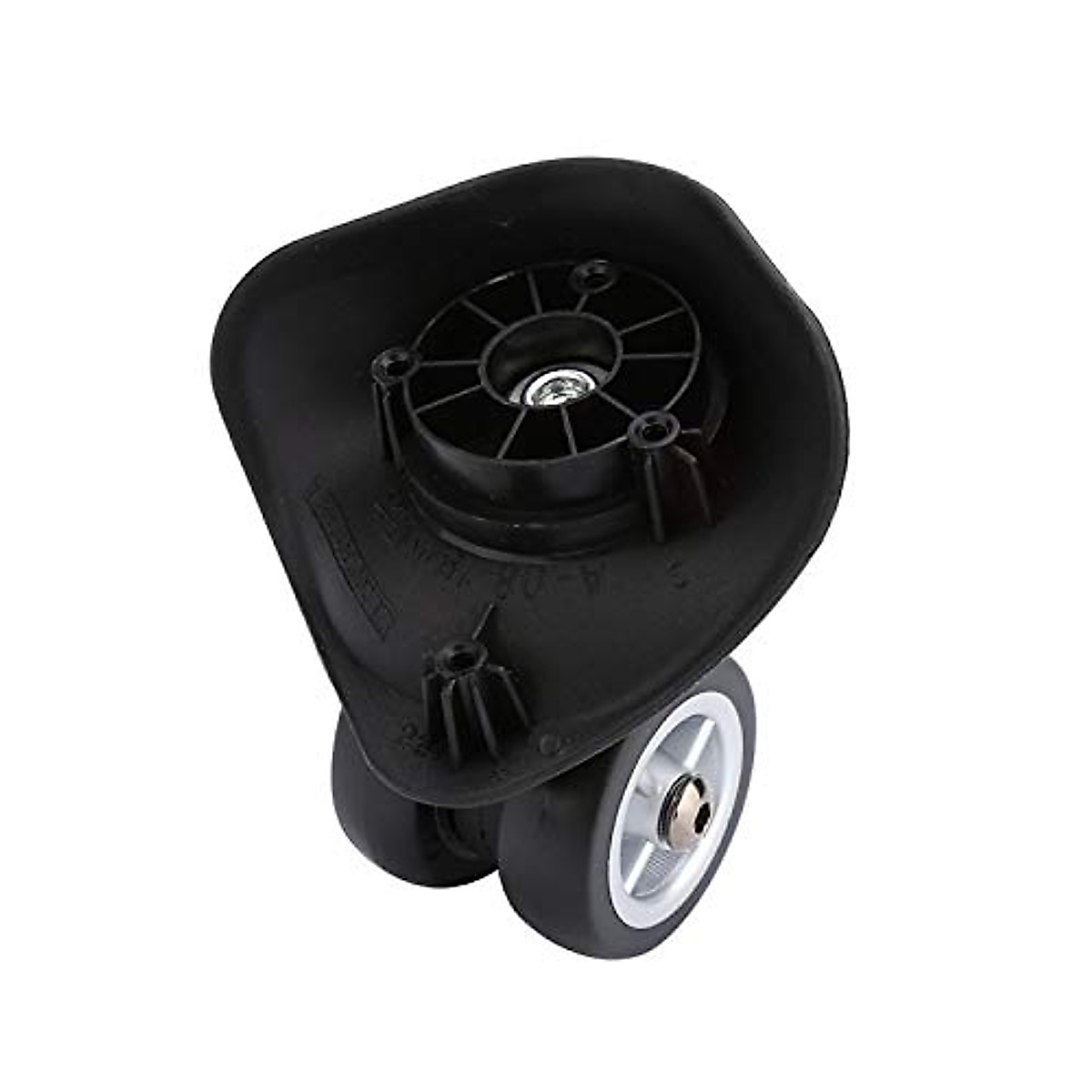 Alomejor 2pz Suitcase Wheel Luggage Wheel Replacement Per Valigia Trolley Right and Left