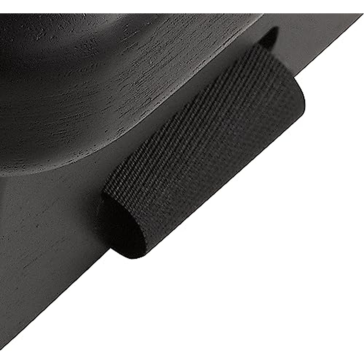 Meinl Percussion Knee Tap with Tambourine Jingles for Cajon Players, Includes Adjustable Strap — NOT Made in China — Play with Your Hands, Hollow Hardwood Body, 2-Year Warranty, Black (KP-JT-BK)