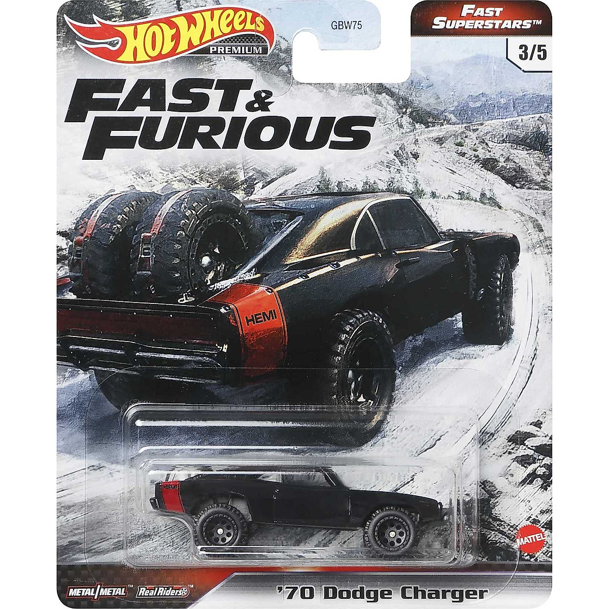 Hot Wheels Fast & Furious Collection of 1:64 Scale Vehicles from The Fast Film Franchise, Modern & Classic Cars, Great Gift for Collectors & Fans of The Movies