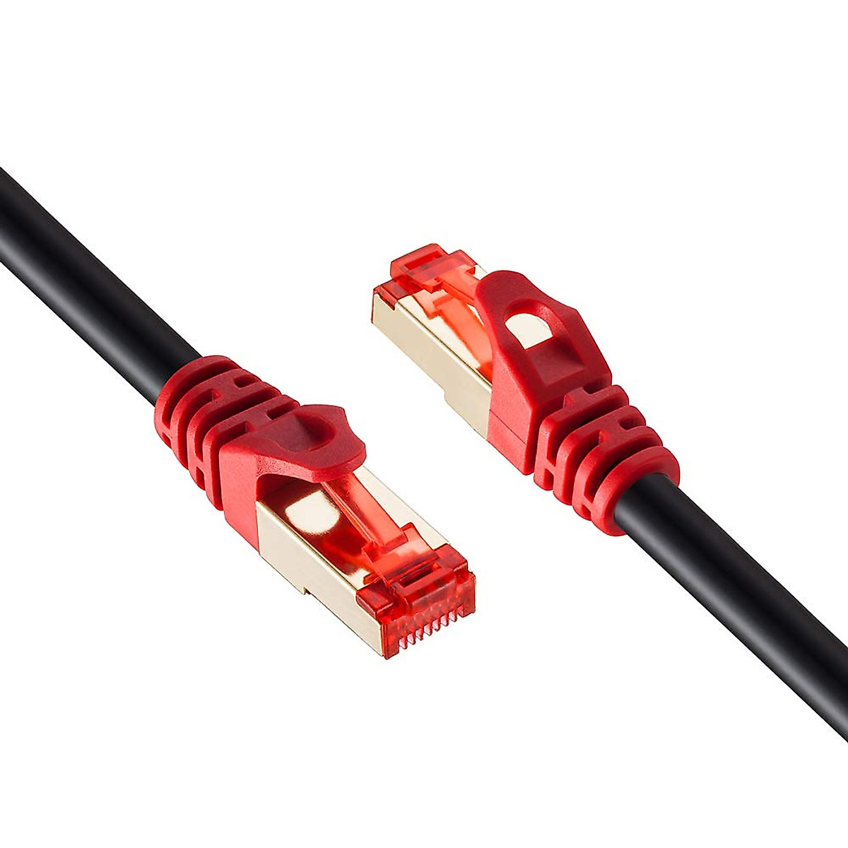 Outdoor Cat 7 Ethernet Cable 200 ft，Neekeons26AWG Heavy-Duty Cat7 Networking Cord Patch Cable RJ45 10 Gigabit 600Mhz LAN Wire Cable STP Waterproof Direct Burial Ethernet Cable (60M(200Feet))