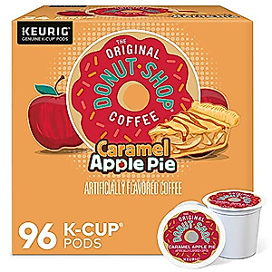 The Original Donut Shop Caramel Apple Pie Coffee, Keurig K-Cup Pod, Light Roast, 96 Count