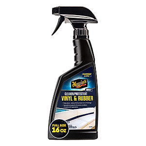 Meguiar's M5716SP Marine/RV Vinyl & Rubber Cleaner & Protectant - 16 Oz Spray Bottle