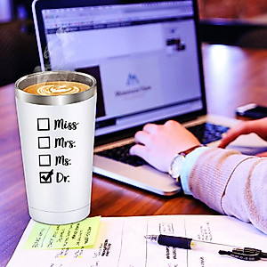 BIRGILT Phd Graduation Gifts - Doctor Gifts for Women - Doctors Day Gifts, Dr Day Gifts - Doctorate Gifts for Her - 20oz Doctor Tumbler