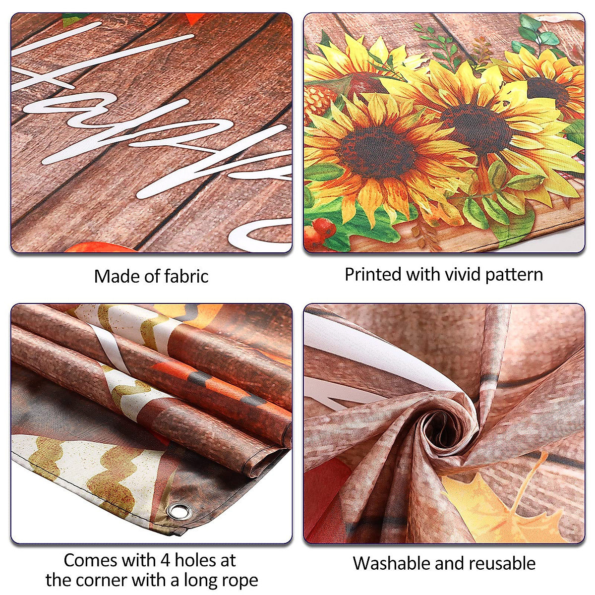 Fall Thanksgiving Party Decorations, Fall Thanksgiving Farmhouse Photography Backdrop Happy Fall Yall Background Rustic Wood Pumpkins Harvest Background Backdrop, 72.8 x 43.3 Inch