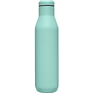 CamelBak Horizon 25oz Water Bottle - Insulated Stainless Steel - Wine Compatible - Leak Proof - Coastal