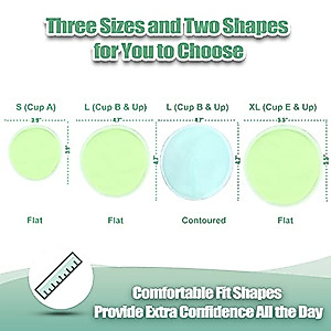 wegreeco Bamboo Nursing Breast Pads (14 Pack) + Laundry Bag & Travel Storage Bag, 4.7 inch Option - Washable & Reusable Breastfeeding Nursing Pads (Mild, Large)