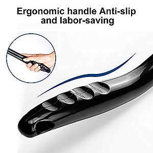 Car Window Cleaner - Windshield Cleaner, Auto Window Cleaner, Windshield Cleaning Tool Set, Window Cleanser with Detachable Handle Pivoting Head Microfiber Cloths and Spray Bottle for Auto Windshield Wiper