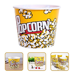 NOLITOY Popcorn Box 10pcs Popcorn Bucket Cardboard Child Pp Food Popcorn Holders