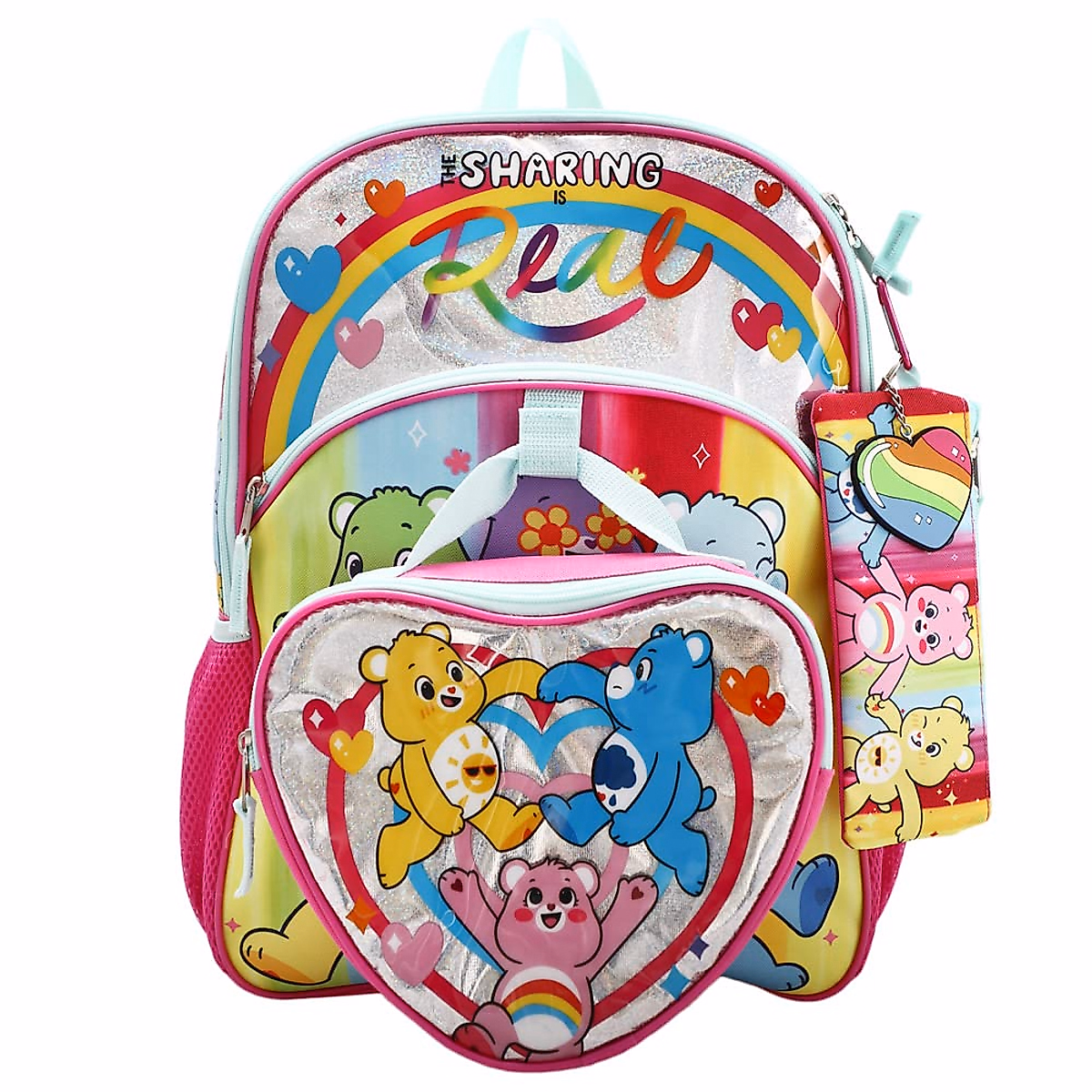 Care Bears Rainbow 5-Piece Backpack Set
