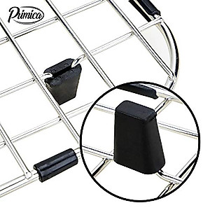 Sink Protectors for Kitchen Sink - 13 5/8 in x 11 5/8 Stainless Steel Sink Grid 2pcs Set - Kitchen Sink Protector Center Drain Hole - Rust-Resistant Metal Accessories