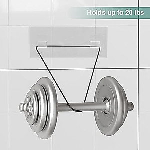 Gaclibl Corner Shower Caddy Replacement Adhesive Strips, 4Pcs Clear Wall Hooks for Hanging Organizer Shelves, Waterproof Plastic Sticky Pads for Bath Tile Inside Bathroom Kitchen, Flat 2 Hooks