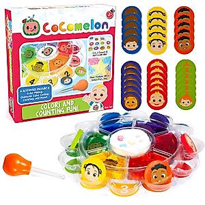Cocomelon Color Science Kit - 5 Kids Science Experiments of Mixing, Sorting and Counting - Color Chemistry Lab Set for Kids - Educational Learning STEM Science Kits
