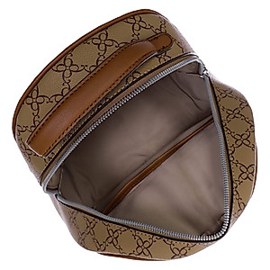 NINE WEST Sloane Medium Backpack Mocha Logo One Size