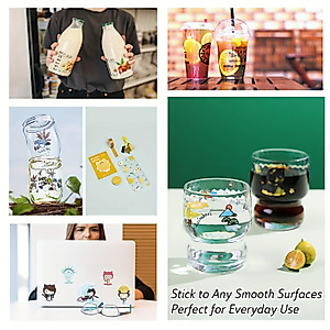 Koala Printable Clear Sticker Paper - ONLY for Laser Printer - 8.5x11 Inch 20 Sheets Full Sheet 100% Transparent Label Paper for DIY Personalized Decals, Labels