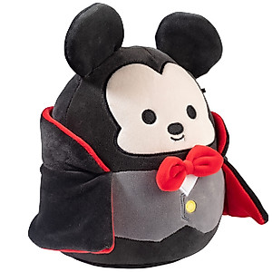 Squishmallows 8" Vampire Mickey Mouse - Official Kellytoy Disney Halloween Plush - Cute Stuffed Animal - Great Gift for Kids