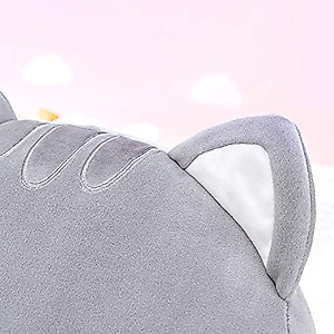 Lazada Kids Pillow Cat Plush Pillows Toy Soft Gift Baby Girl Gifts Gray 15 Inches