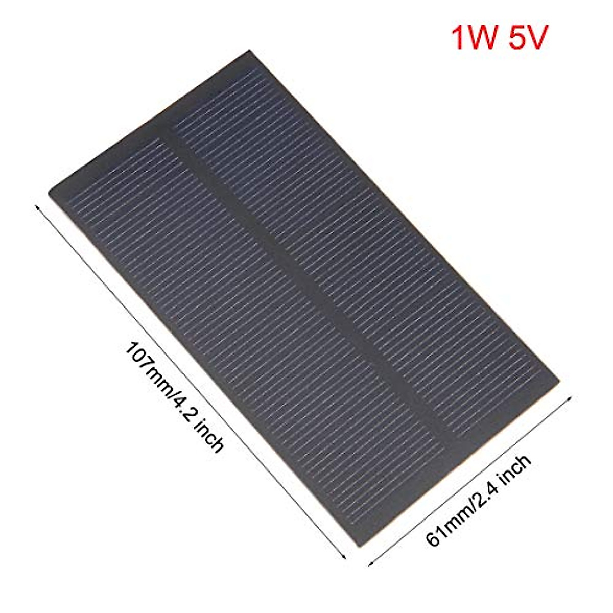 uxcell 5Pcs 1W 5V Micro Solar Panel Module DIY Polysilicon for Toys Charger