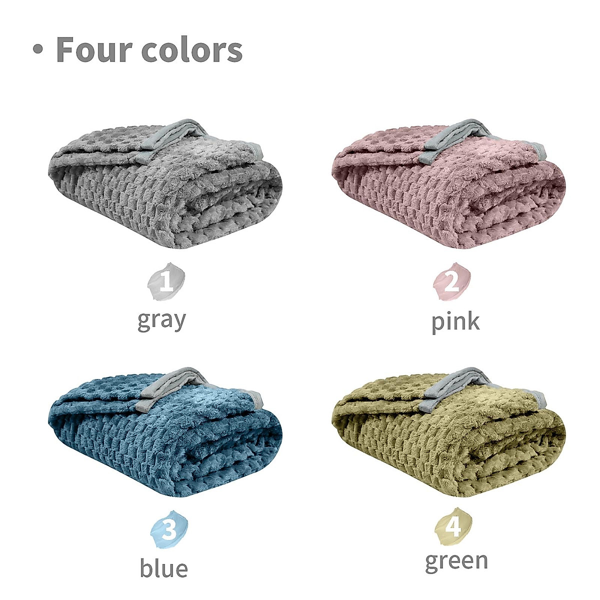 XKY Fleece Throw Blankets, Super Soft Flannel Cozy Blankets for Adults, Home Fleece Throw Blanket for Couch or Bed, Throw Size Warm Plush Blankets for All Season (70"×80", Blue)