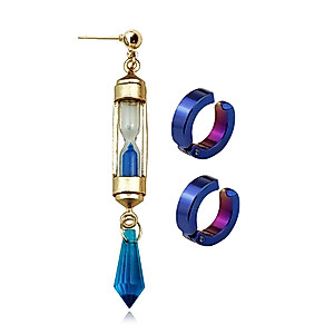 KangShun The Case Study of Vanitas Cosplay Earring,Anime Vanitas Cosplay Ear Clip for women (E244-3 AND E247)