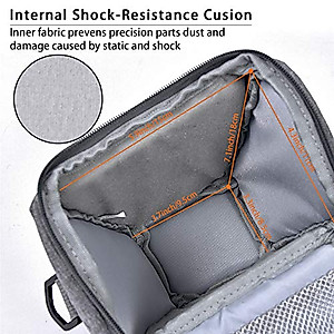 FOSOTO Compact DSLR Camera Bag Shoulder Crossbody Case Compatible for Canon EOS Rebel T6 T7 T8i T100 SL3 XTi 4000D 2000D Nikon D5600 D3400 D3500 Pentax K-70 Olympus E-M10 with Waterproof Rain Cover