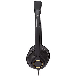 AmazonCommercial Double Sided Wired USB Headset