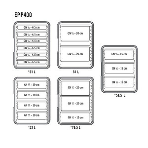 Cambro EPP400110 Insulated Food Carrier, Black
