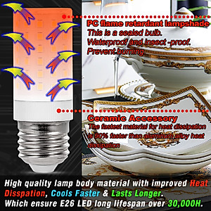Hylroe 12 Volt 24V Low Voltage E26 Medium Screw Base LED Bulbs 6000K Daylight White 10W Equivalent 100 Watt Bulb AC12-36V/DC10-48V for RV Camper Landscape Off Grid Solar Lighting,1000lm,3 Pack