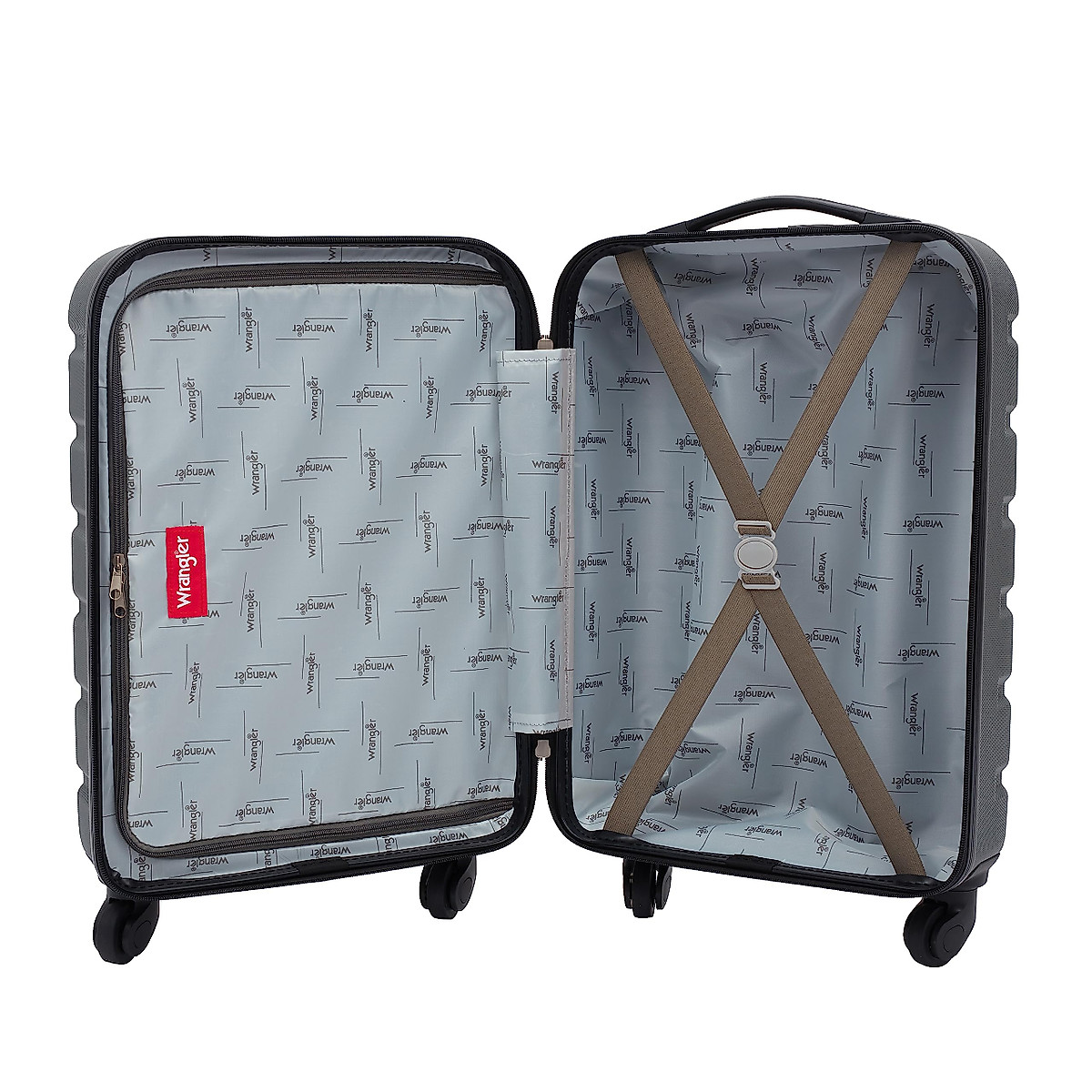 Wrangler 20" Spinner Carry-On Luggage, Olive