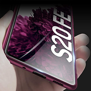 X-Level Samsung Galaxy S20 FE/5G Case - Slim Fit Ultra-Thin Soft TPU, Matte Finish [Guardian Series] - Wine Red