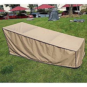SORARA Chaise Lounge Cover Weatherproof Outdoor Porch Patio Furniture Cover, Water Resistant, 70''L x 29''W x 29''H