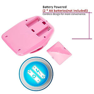 Nail Polish Blower, Small Size Lightweight Nail Polish Fan Dryer Portable Electric for Women for Homes and Travel for Nail Salons Parties(Pink)