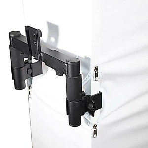 Prox XT-FLEXTOTEM TV Flex Totem TV - 3ft to 6ft Height Adjustable Totem Stand Incl. TV Mount, Foldable Base Plate and Speaker Stud