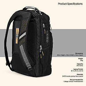 OGIO Axle 17" Laptop Backpack - Black