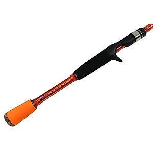 Carrot Stix Casting Semi Micro Guide Fishing Rod Wild Wild Orange Lite (6' 7" Light)