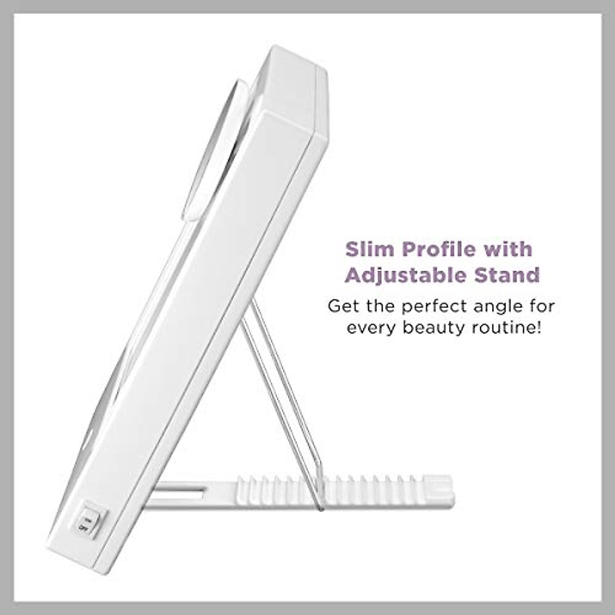 Conair Reflections LED Lighted Vanity Makeup Mirror with 5X Spot Magnification