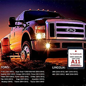 Deyathy A11 for Ford Lincoln Navigation SD Card Map Latest Update 2020 for USA and Canada with Three in One Charging Cable