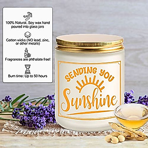 Friendship Gift - Best Friend Unique Gifts for Women - Birthday Gifts for Friends Female - Thinking of You Gifts for Women Mothers Daughter, Get Well Soon Gifts, Cheer Up Gift, Scented Candle Gifts