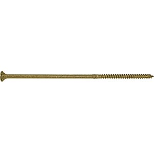 Jake Sales #14 x 7 Bronze Coated Multipurpose Wood Screw Torx/Star Drive Flat Head (1 Pound - 22 Approx. Screw Count) Exterior Coated - ACQ Compatible Wood Screws