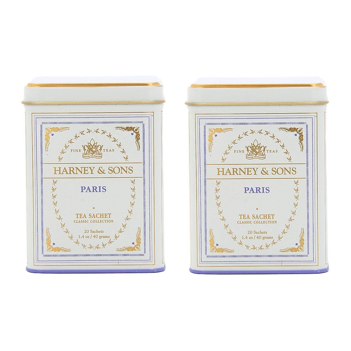 Harney & Sons Black Tea, Paris, 20 Sachets (Pack of 2)