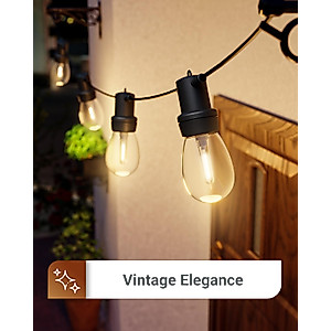 Sunco 12 Pack S14 LED Patio String Light Replacement Bulbs for Outdoors, 1W=4W, 2700K Soft White, Non-Dimmable, 50 Lumens, 2-Prong G5 Base, Wet Rated ETL