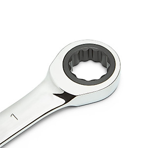 GEARWRENCH 30 Piece 12 Point Ratcheting Combination SAE/Metric (1/4-1 in., 8-24 mm) Wrench Set with Wrench Racks - 86702