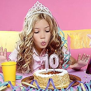 GET FRESH Number 60 Birthday Candle – Gold Number Sixty Candles on Sticks – Number Candles for Birthday Anniversary Wedding Party – Perfect 60 th Birthday Candles for Cake Decoration – Gold 60 Candles