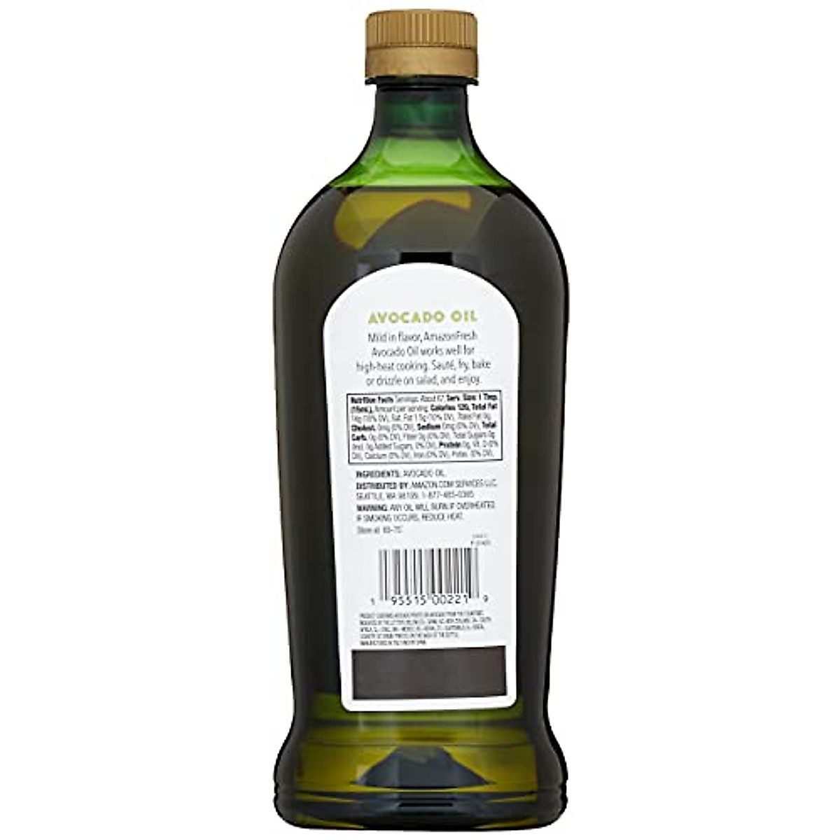 Amazon Fresh, Avocado Oil, 33.8 Fl Oz