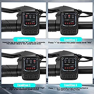 Vivi Electric Bike, 26/20 Inch Electric Bicycle for Adults, 500W E-Bike with 48V Removable Battery, 7 Speed Electric Commuter Cruiser Bike 20MPH & 50 Mile Adult Electric Bikes City Women