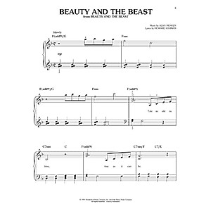 The 40 Most-Streamed Disney Songs: Easy Piano Songbook